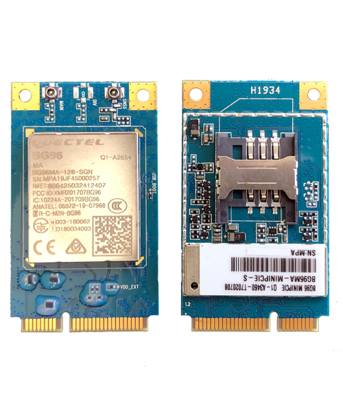 BG96MA-miniPCIe - Quectel BG96 Cat M1 / NB1 (NB-IoT) miniPCIe card ...